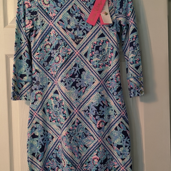 Lilly Pulitzer | Dresses | Lilly Pulitzer Sophie Starfish Dress Upf5 ...